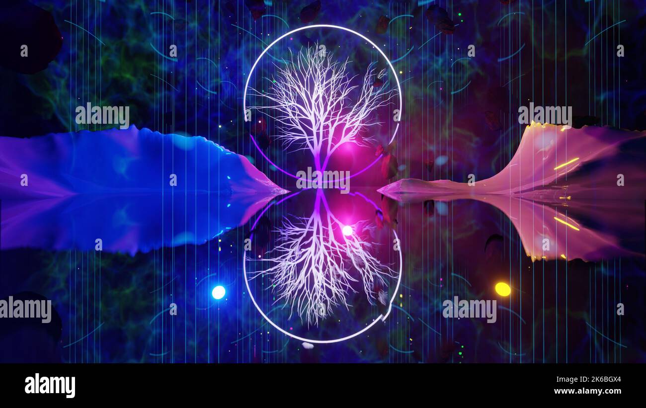 3D illustration Background for advertising and wallpaper in space and ...