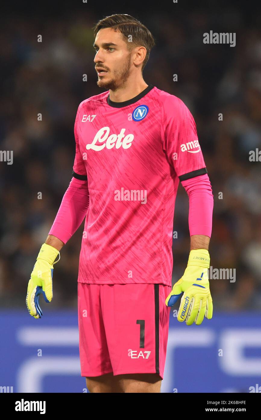 Alex Meret of SSC Napoli during the Uefa Champions League SSC Napoli ...