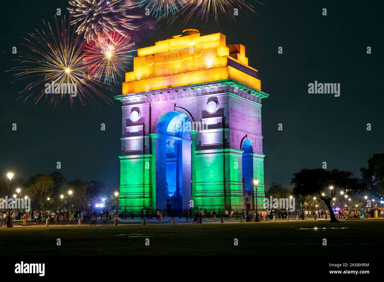 NEW DELHI - SEP 17: The India Gate or All India War Memorial with ...
