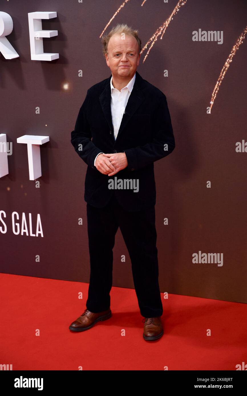 Toby Jones. Premiere of "Empire of Light", BFI London Film Festival ...
