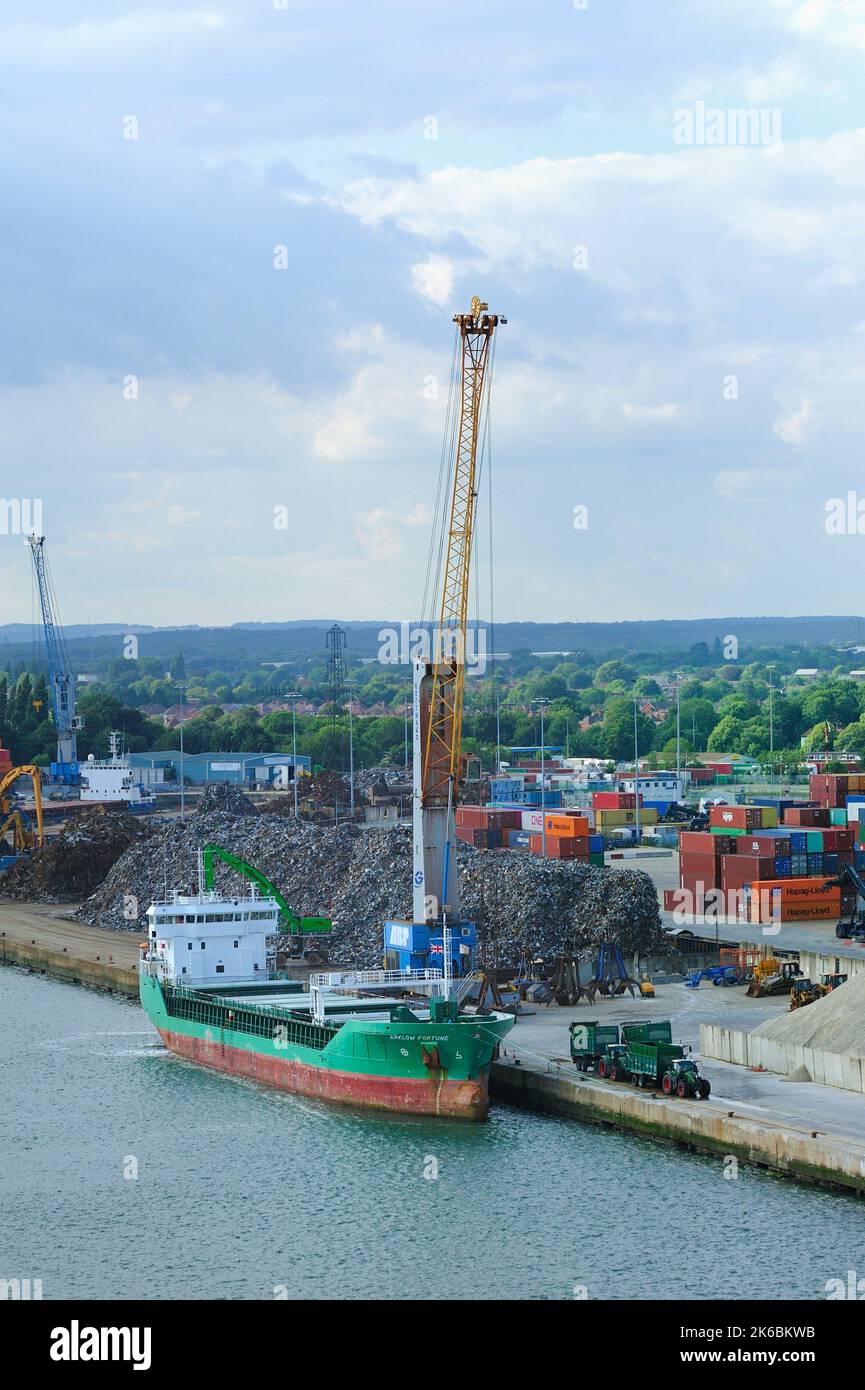 Southampton, England - 3rd August 2021:Arklow Fortune in the Port of ...