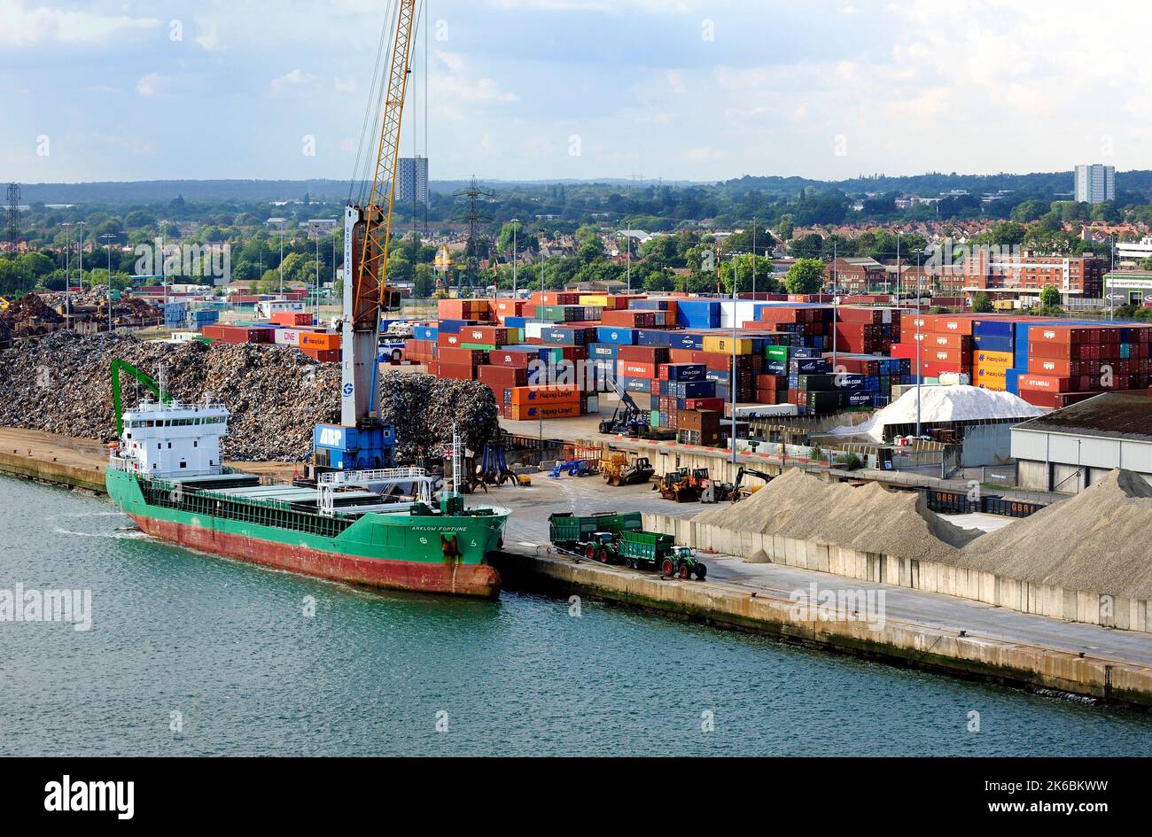 Southampton, England - 3rd August 2021:Arklow Fortune in the Port of ...