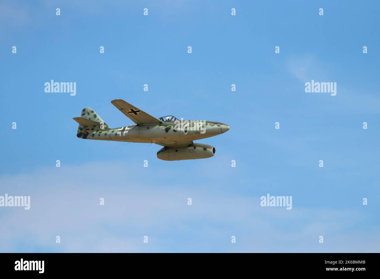 German fighter aircraft Messerschmitt Me 262 Schwalbe, the world's ...