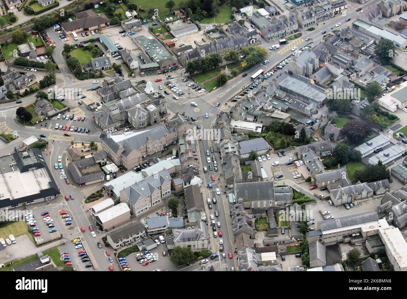 Birds eye view of inverurie hi-res stock photography and images - Alamy
