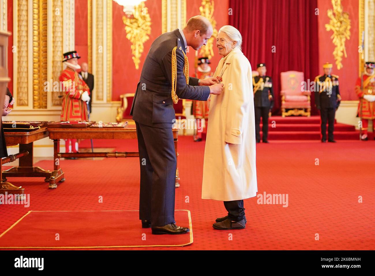 Dame Vanessa Redgrave from London is made a Dame Commander of the ...