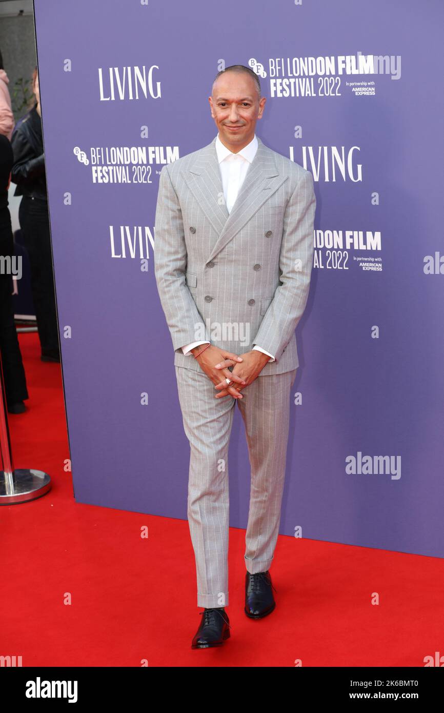 Oliver Hermanus attends 'Living' premiere at the 66th BFI London Film ...