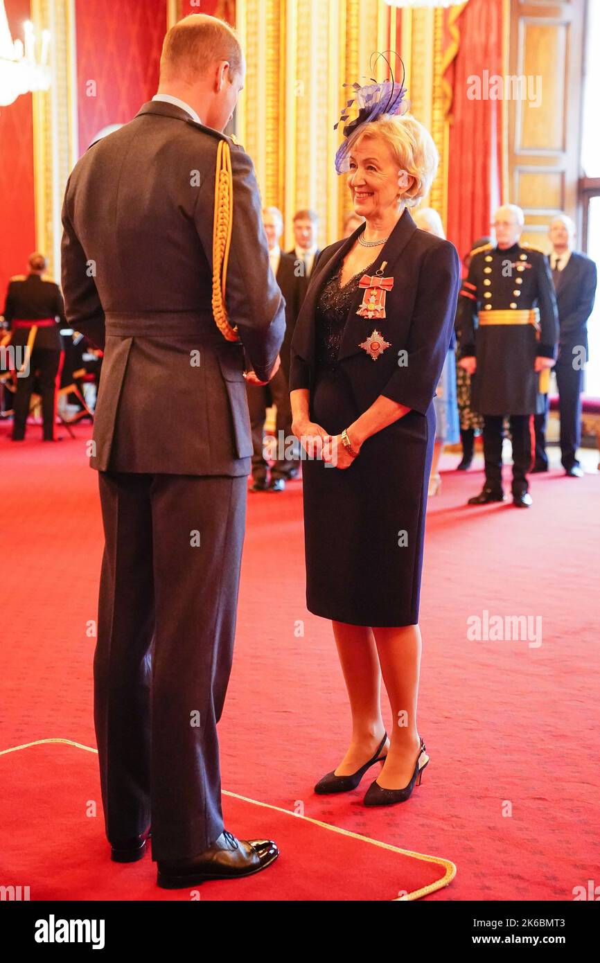 The Right Honourable Dame Andrea Leadsom from Slapton is made a Dame ...