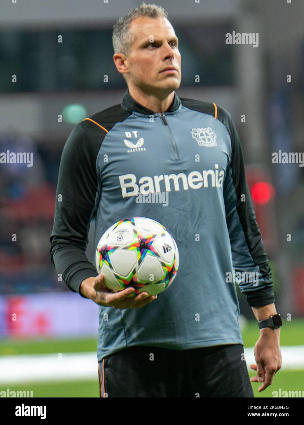 Bayer leverkusen goalkeeping coach david thiel hi-res stock photography ...