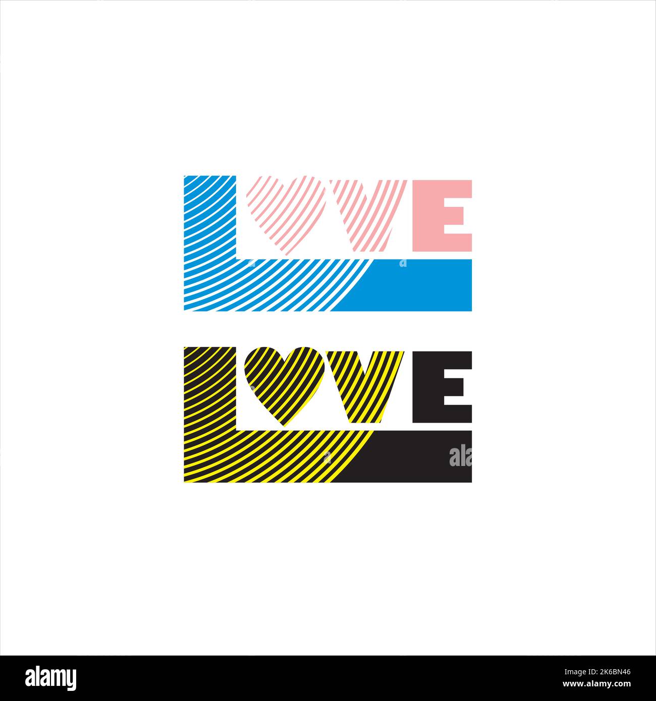 Love letters as logos, design elements and graphic resources Stock ...