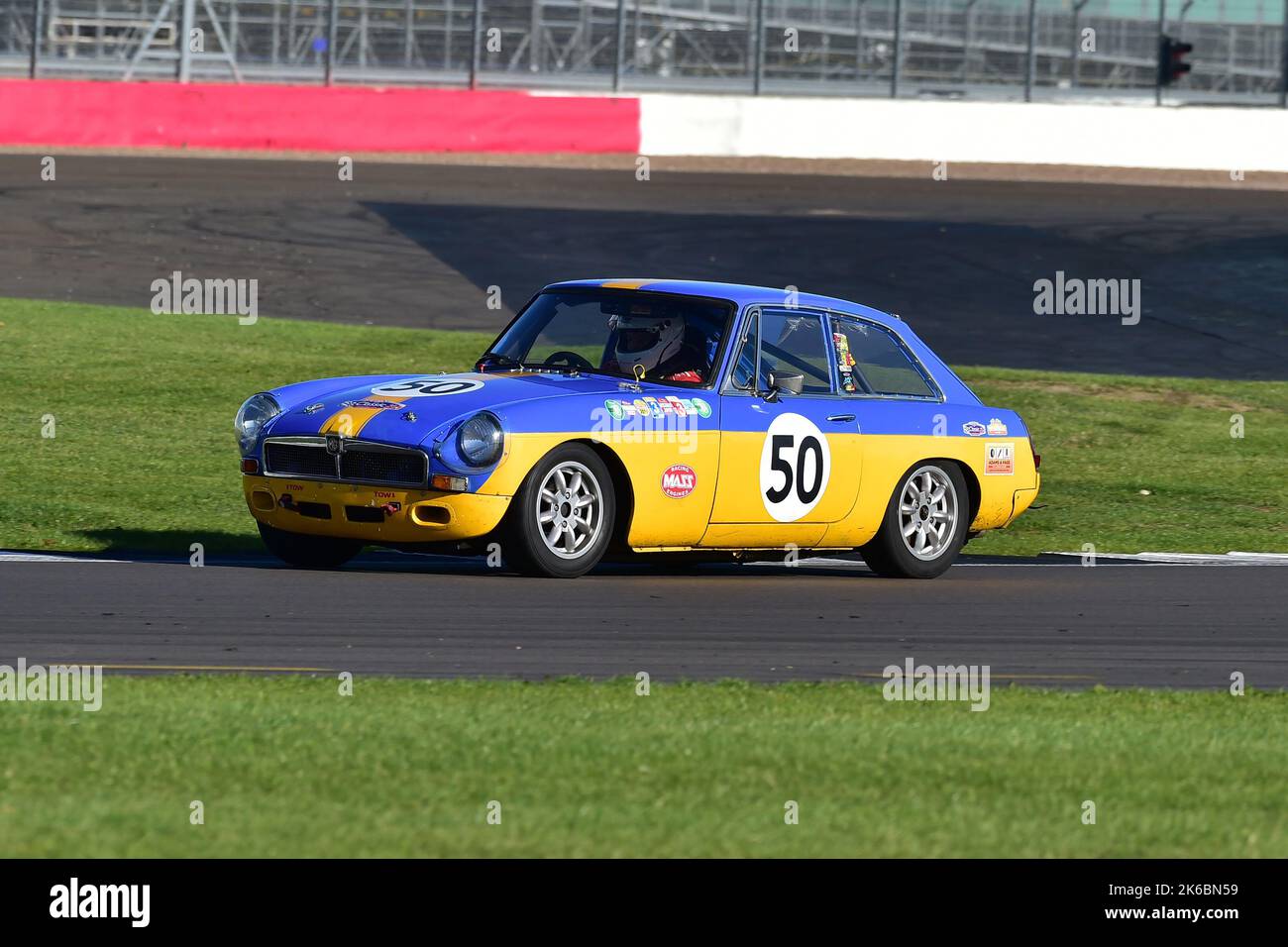 David Waterhouse, Mark Richards, MG B GT, Adams & Page Swinging Sixties ...