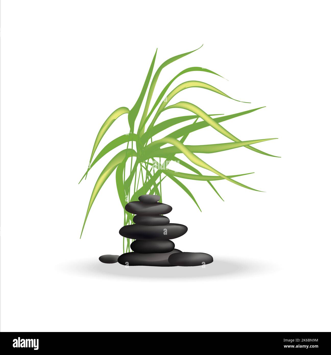 Zen rocks vector vectors Stock Vector Images - Alamy