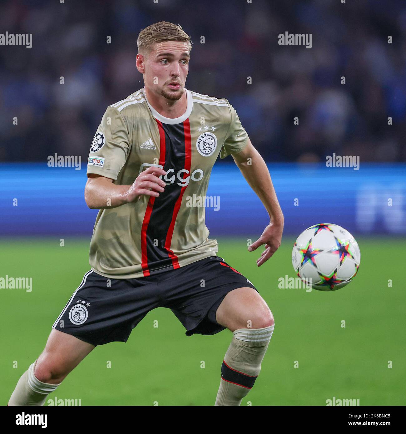 NAPELS, ITALY - OCTOBER 12: Kenneth Taylor of Ajax during the Group A ...