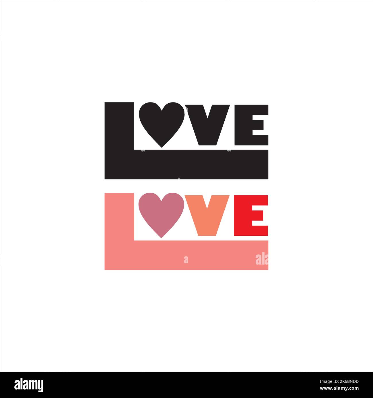 Love letters as logos, design elements and graphic resources Stock ...