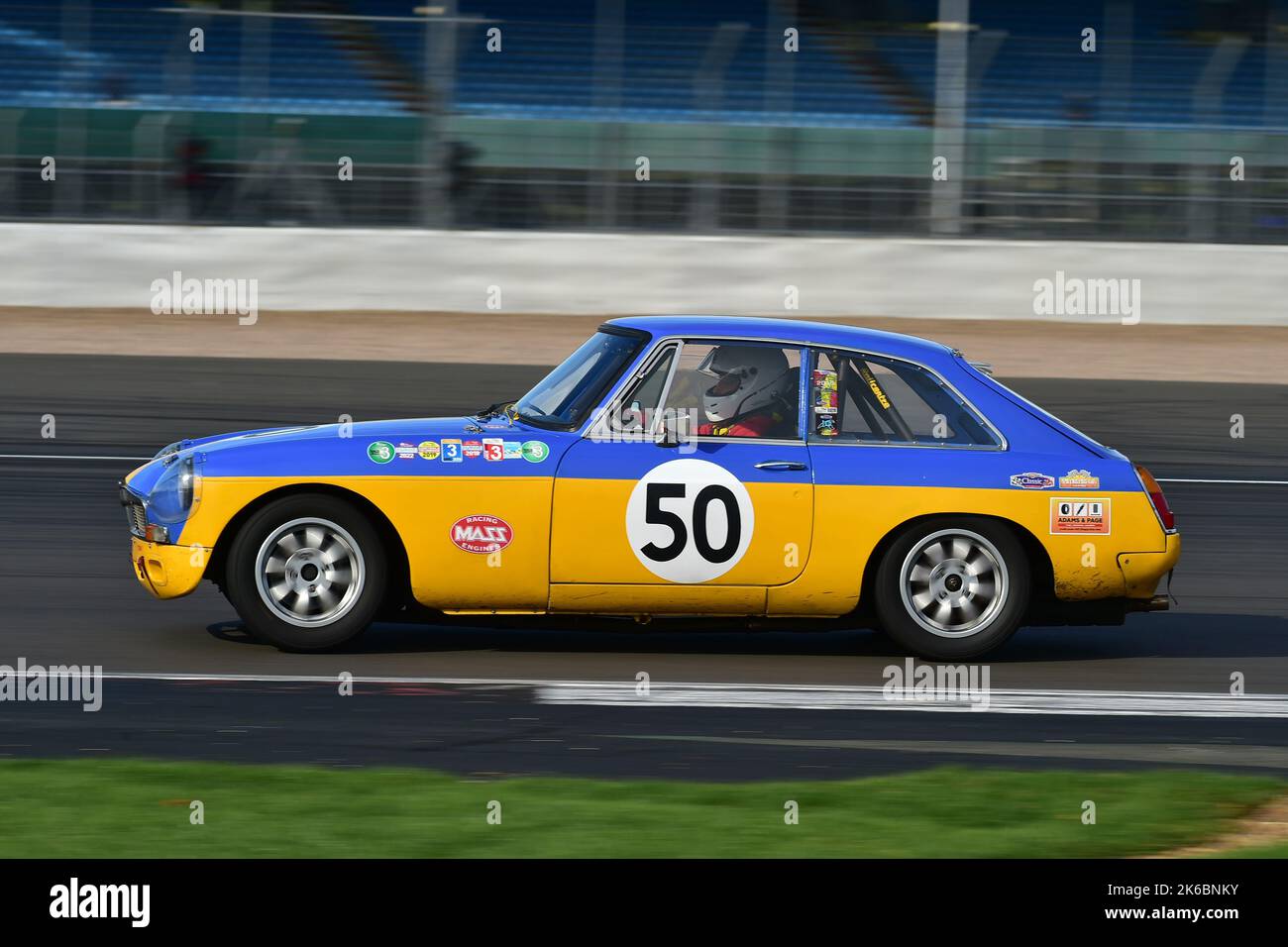 David Waterhouse, Mark Richards, MG B GT, Adams & Page Swinging Sixties ...