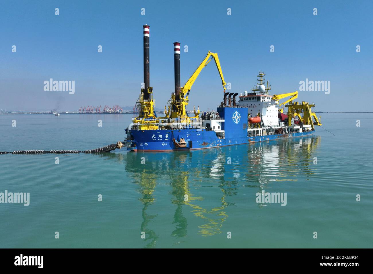 LIANYUNGANG, CHINA - OCTOBER 13, 2022 - TIAN KUN HAO is used for ...