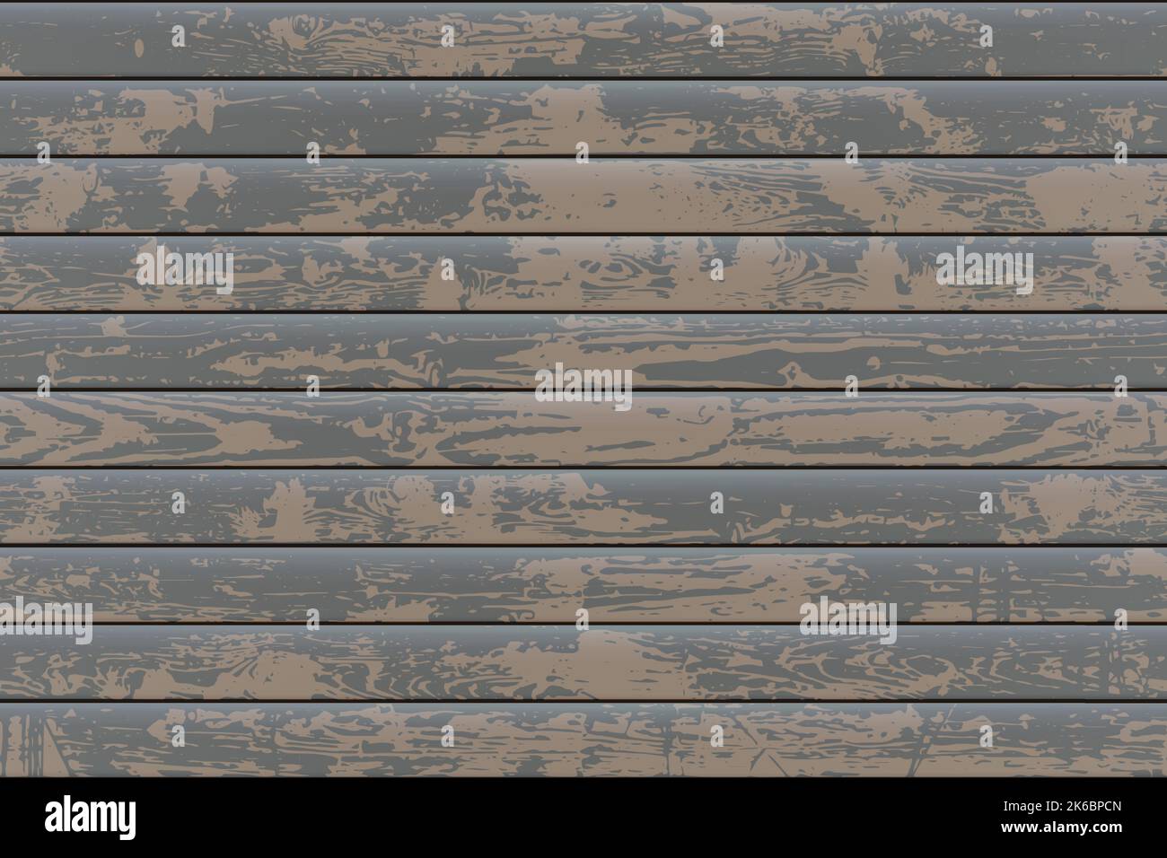 Horizontal pattern of wooden textured slats with timber print Stock ...