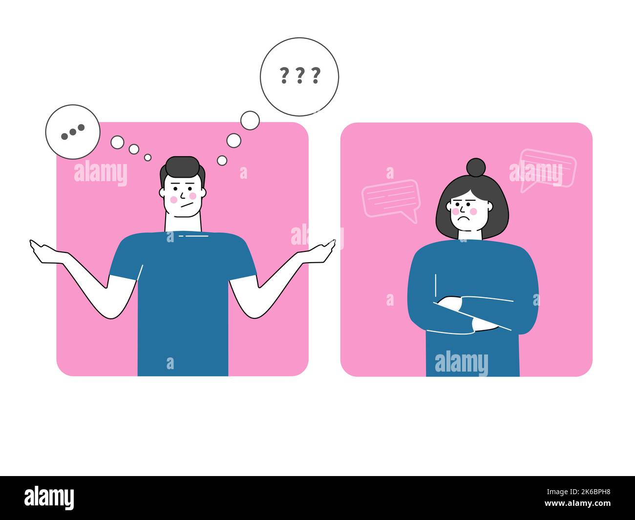 I don't understand. Man doesn't understand what does woman wants and ...