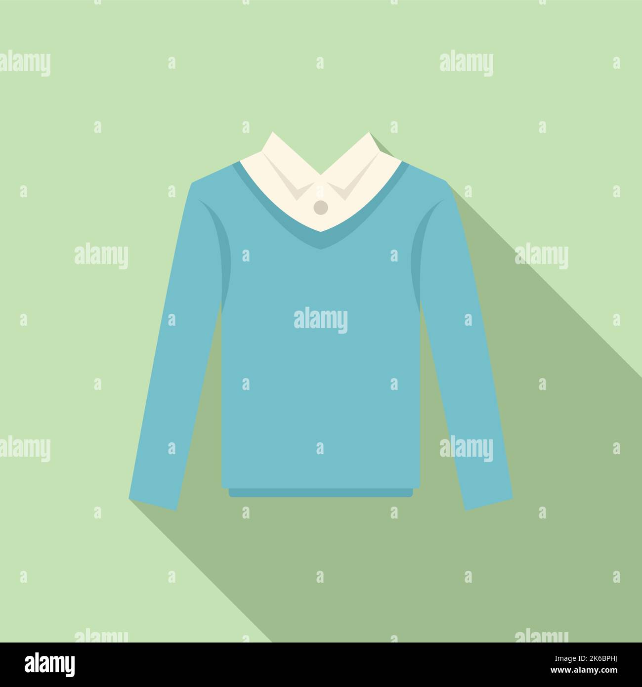 Fashion back icon flat vector. School uniform. Dress suit Stock Vector ...