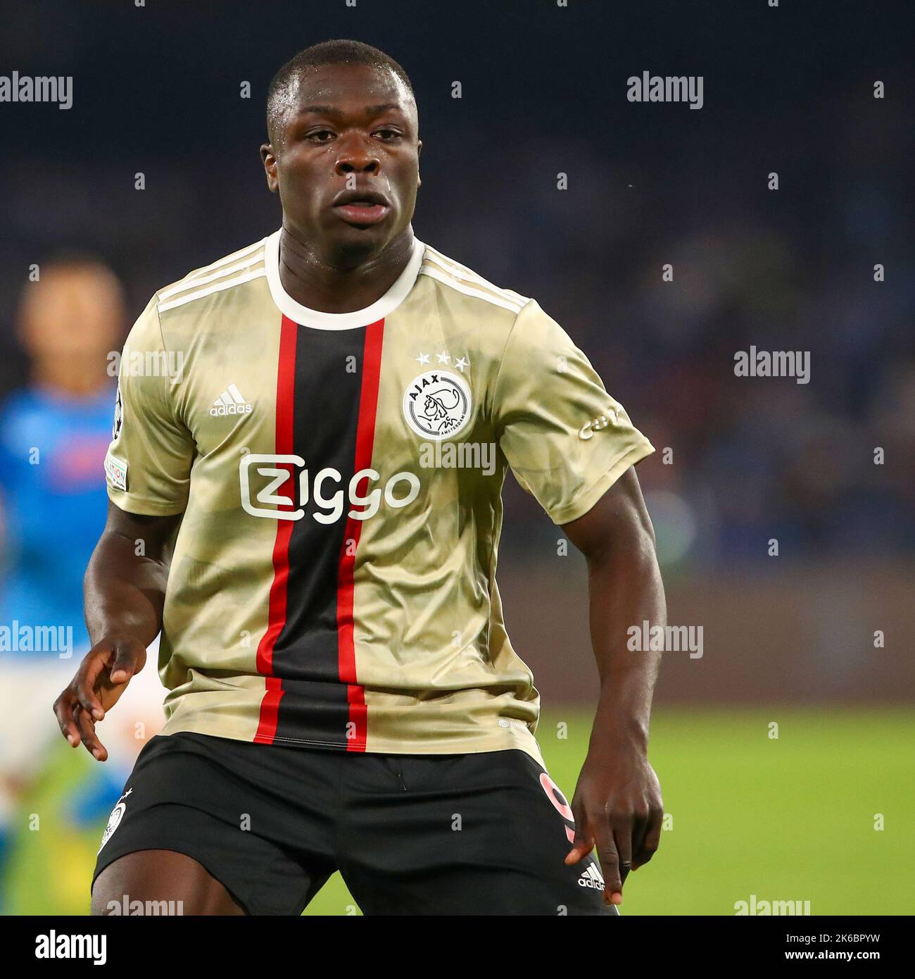 NAPELS, ITALY - OCTOBER 12: Brian Brobbey of Ajax during the Group A ...