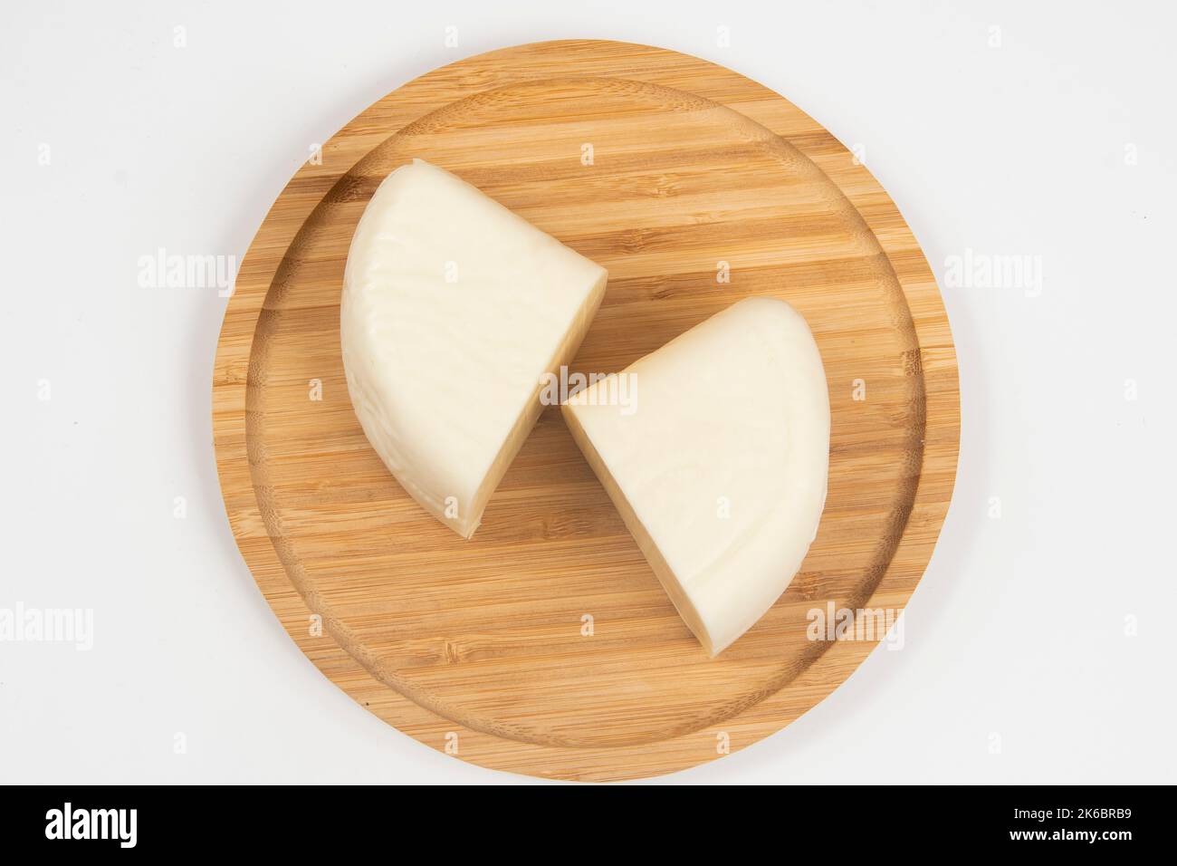 Minas half-cured cheese on a bamboo tray Stock Photo - Alamy