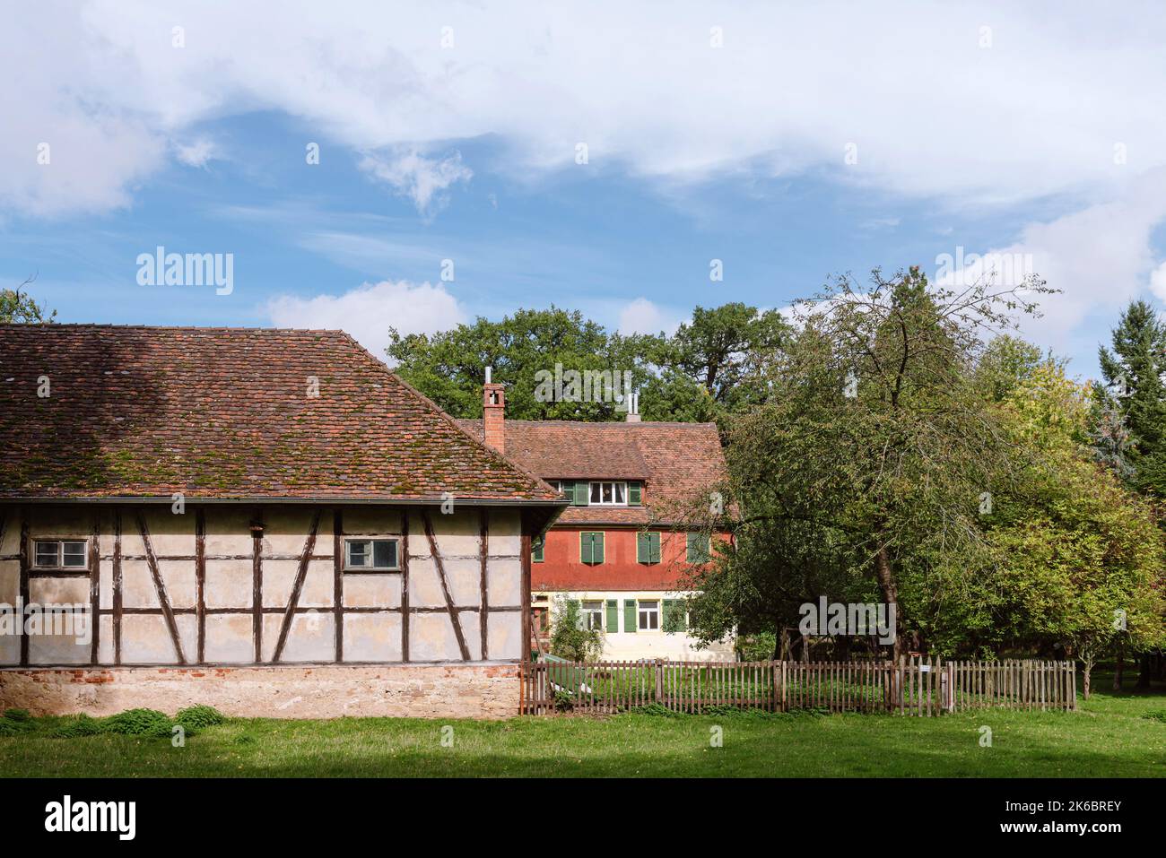 Traditional Small House With Beautiful Outdoor Decor Facade In Germany ...