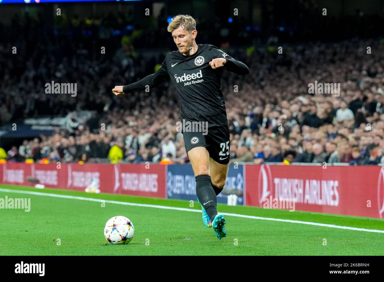 White Hart Lane, UK. 12th Sep, 2022. Christopher Lenz (25) of Eintracht ...