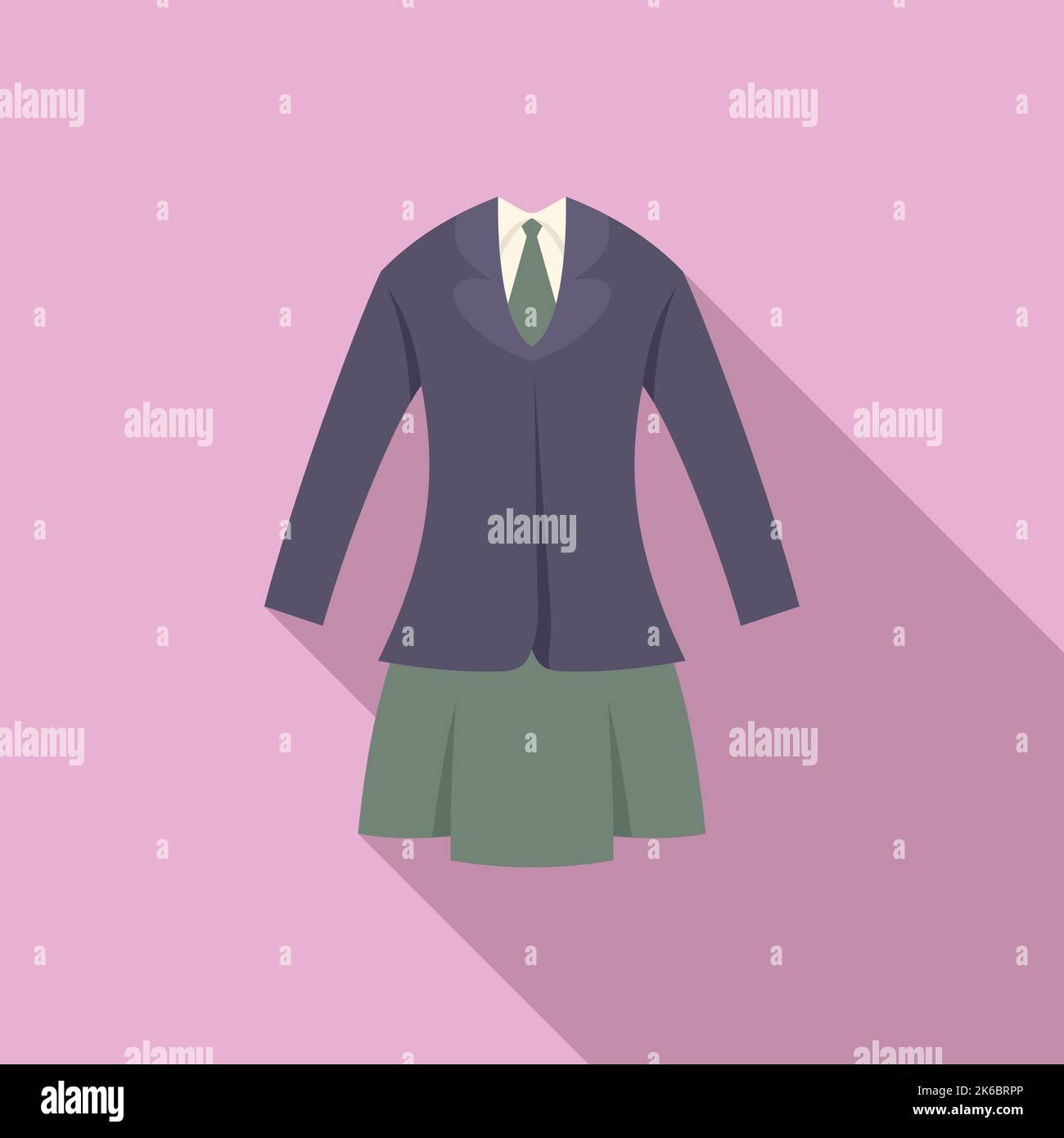 Boy school uniform blazer primary Stock Vector Images - Alamy