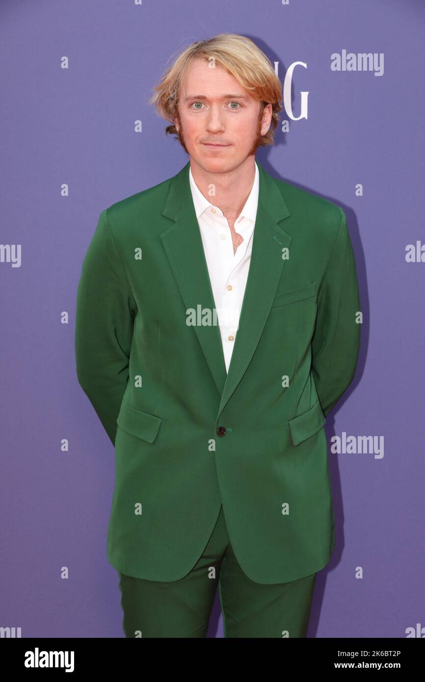 Barney Fishwick attends 'Living' premiere at the 66th BFI London Film ...
