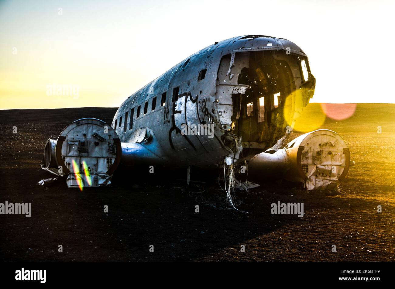 WW2 PLANE CRASH Stock Photo - Alamy