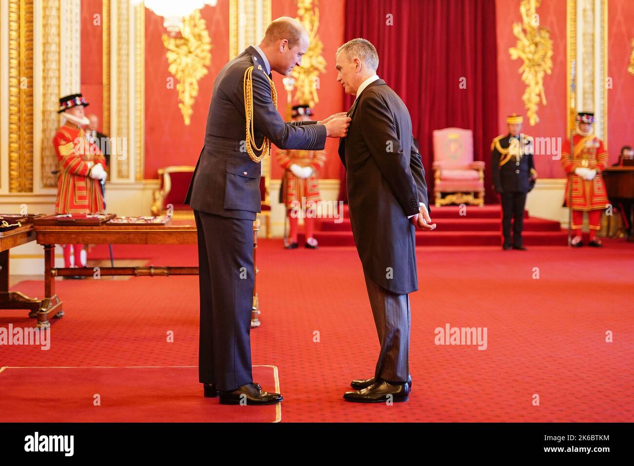 Mark Flanagan is made a Lieutenant of the Royal Victorian Order by the ...