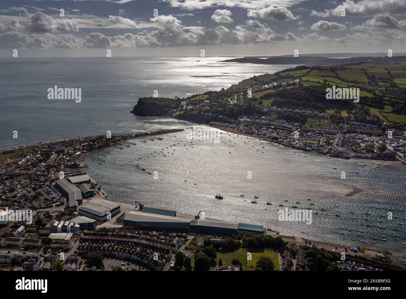 Teignmouth shaldon aerial hi-res stock photography and images - Alamy