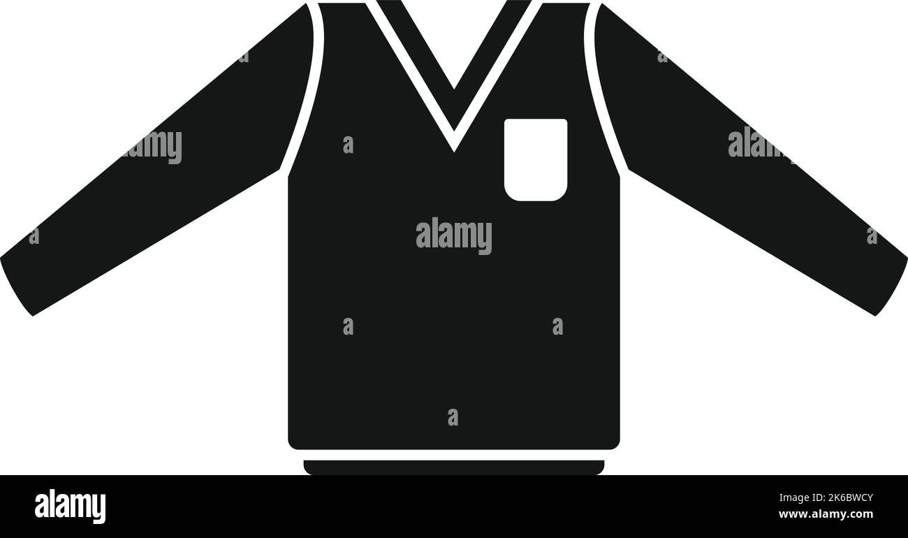 Japanese shirt icon simple vector. Student uniform. Child code Stock ...