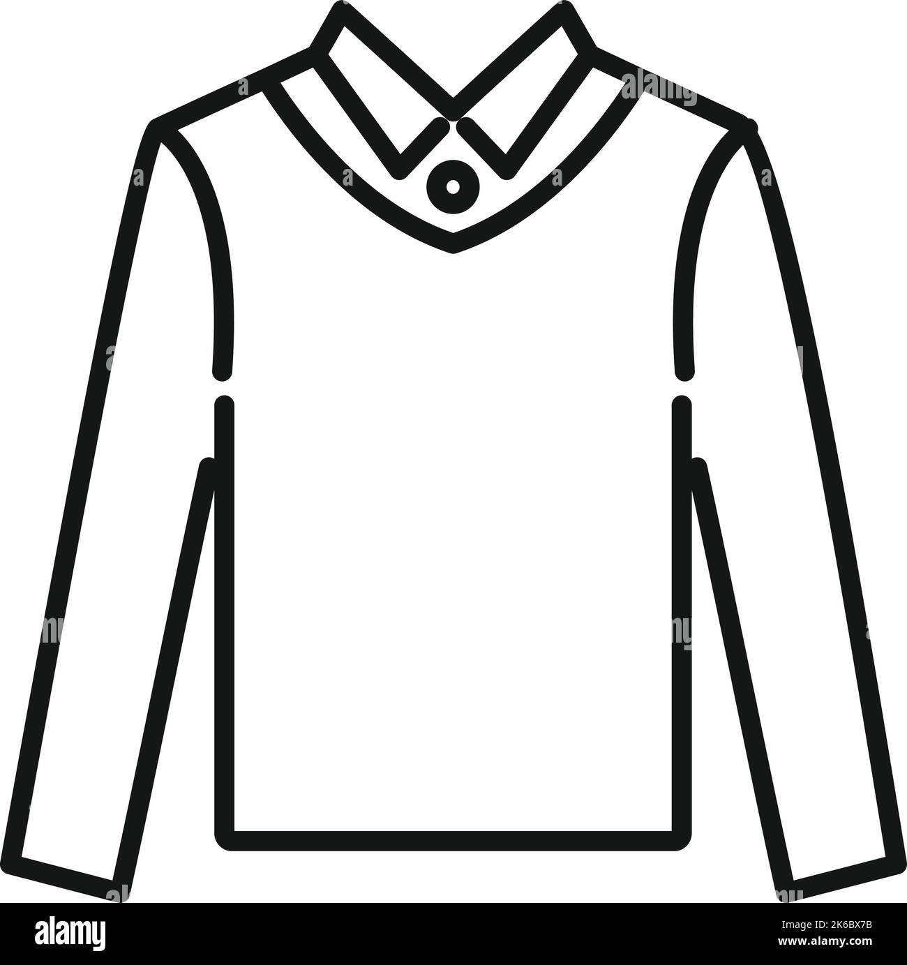Fashion back icon outline vector. School uniform. Dress suit Stock ...