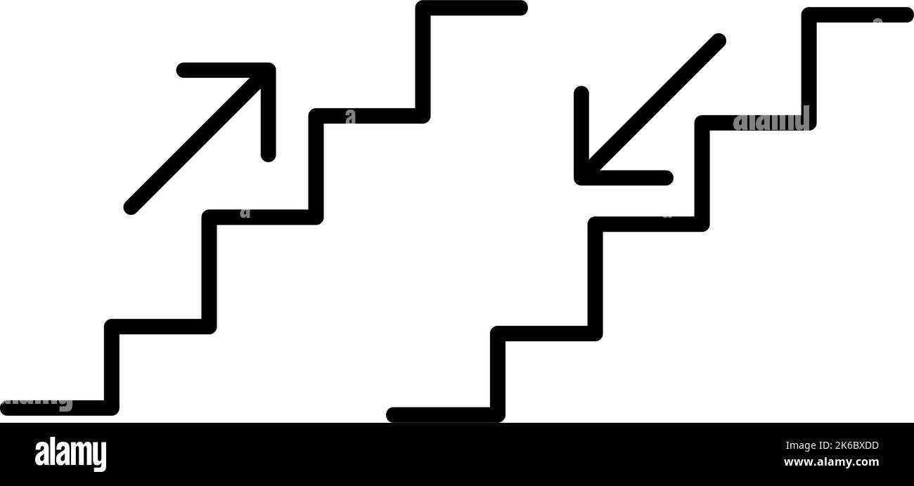 Down stone steps Stock Vector Images - Alamy