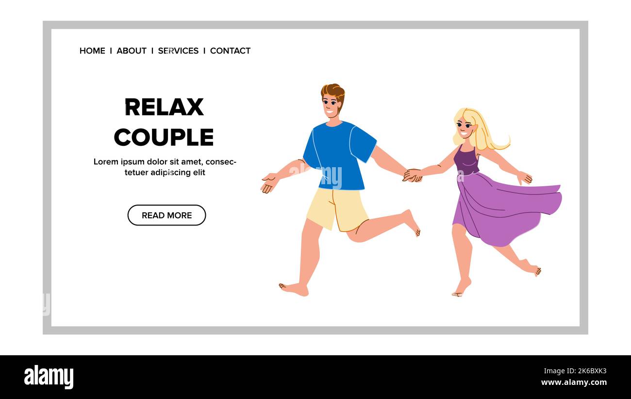 Young family relaxing together Stock Vector Images - Alamy