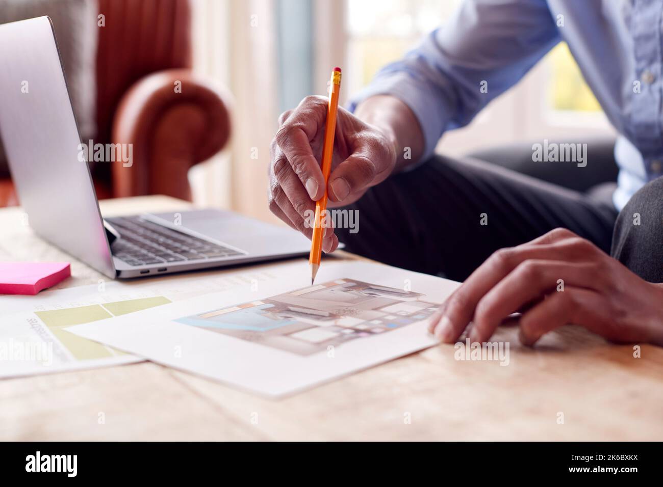 Man designing interior computer hi-res stock photography and images - Alamy