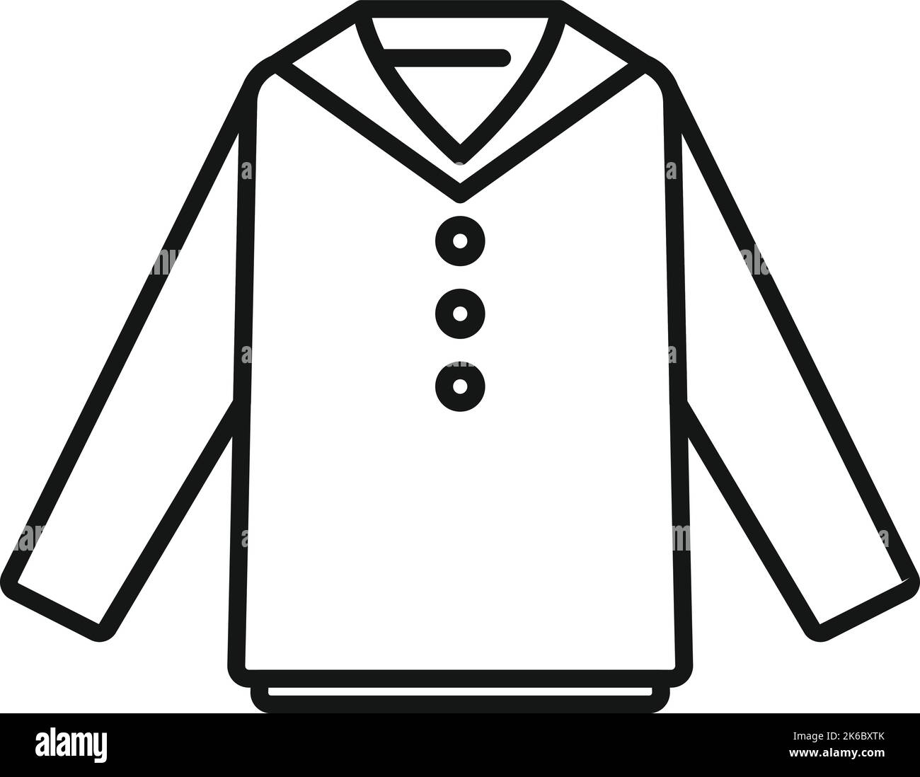 Boy shirt icon outline vector. School uniform. Suit clothes Stock ...