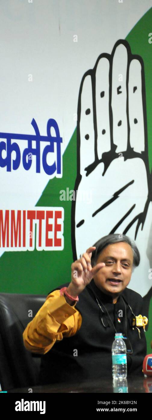 October 13, 2022, New Delhi, Delhi, India: National Congress Party ...