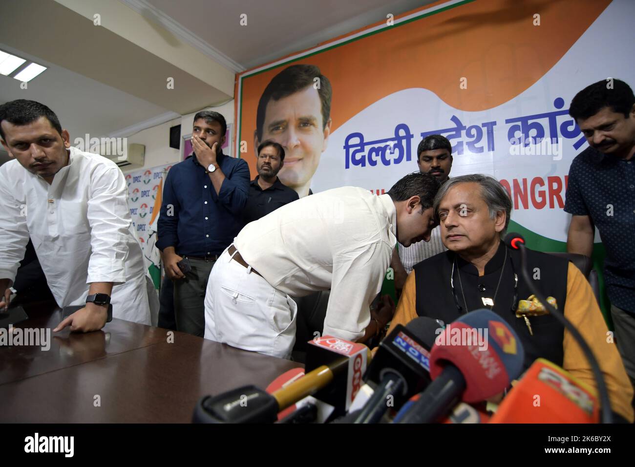 October 13, 2022, New Delhi, Delhi, India: National Congress Party ...