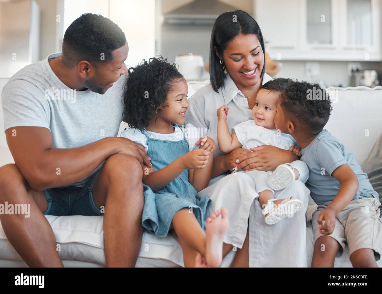 Family corner sofa hi-res stock photography and images - Alamy