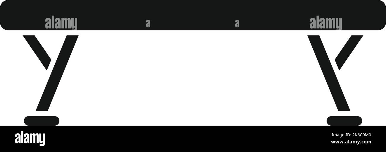 Gymnastic icon simple vector. Sport ball. Education bar Stock Vector ...