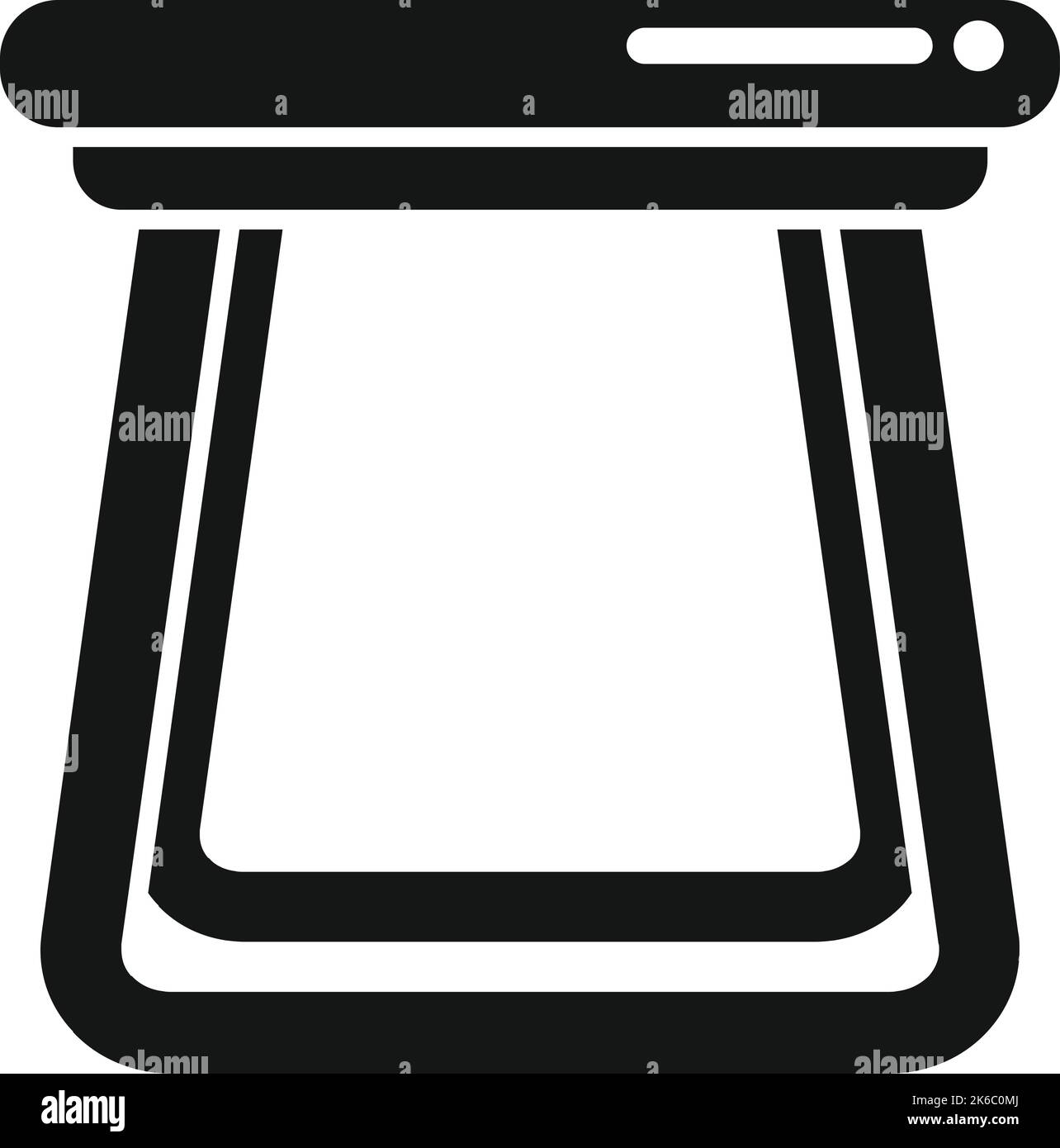 Gym bench icon simple vector. Sport school. Indoor gymnastic Stock ...