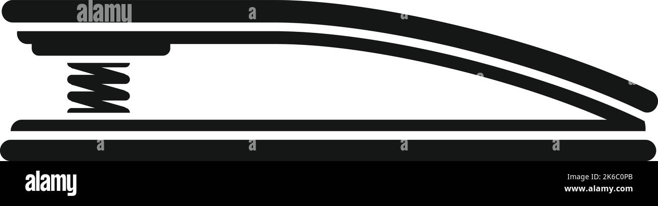 Jump stand icon simple vector. School sport. Education bar Stock Vector ...