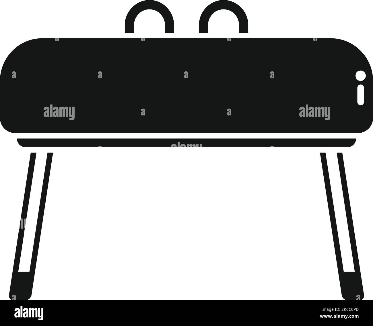 Empty bench basketball court Stock Vector Images - Alamy