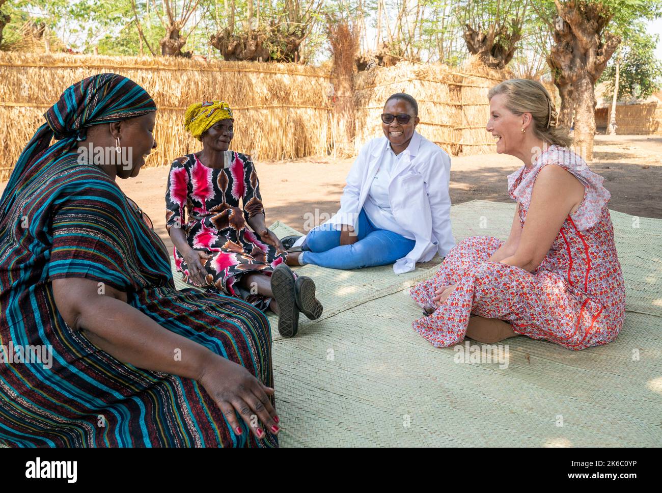 The Countess of Wessex meets Ms Litens Dalali (second left), with with ...