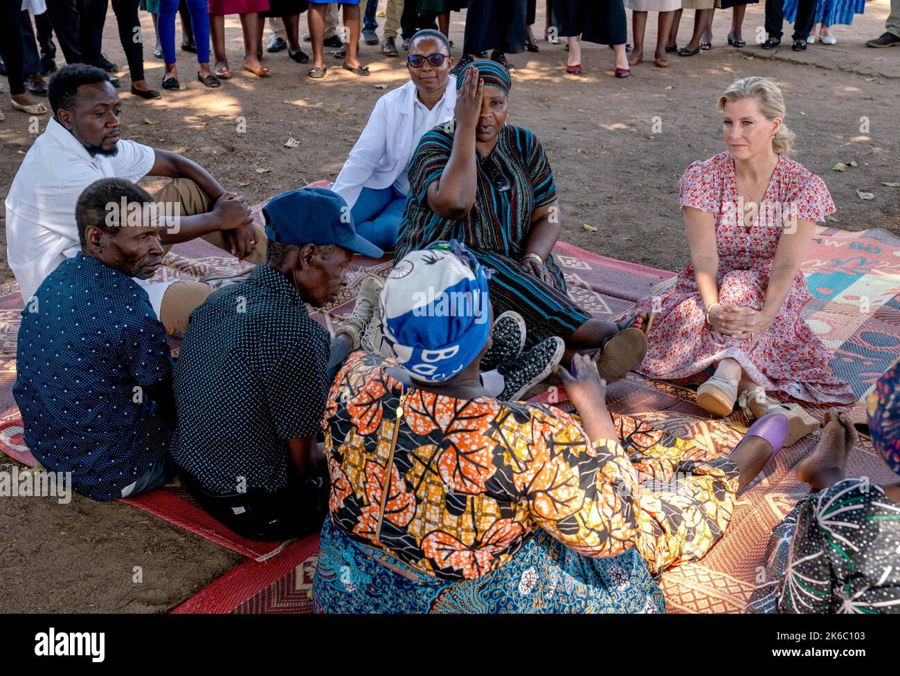 The Countess of Wessex meets beneficiaries of TT (Trachomatous ...