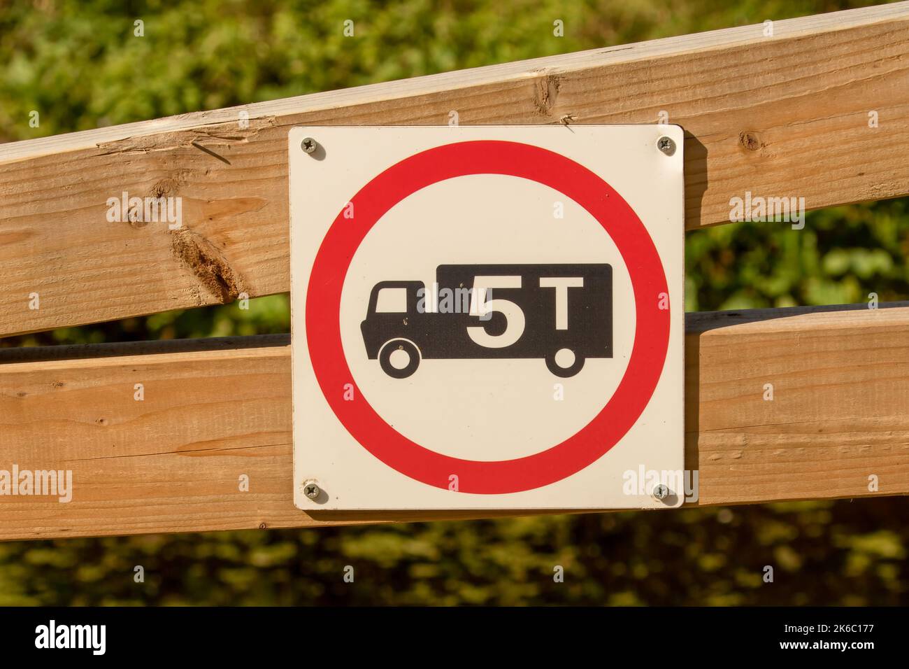 Wooden warning sign on fence hi-res stock photography and images - Alamy