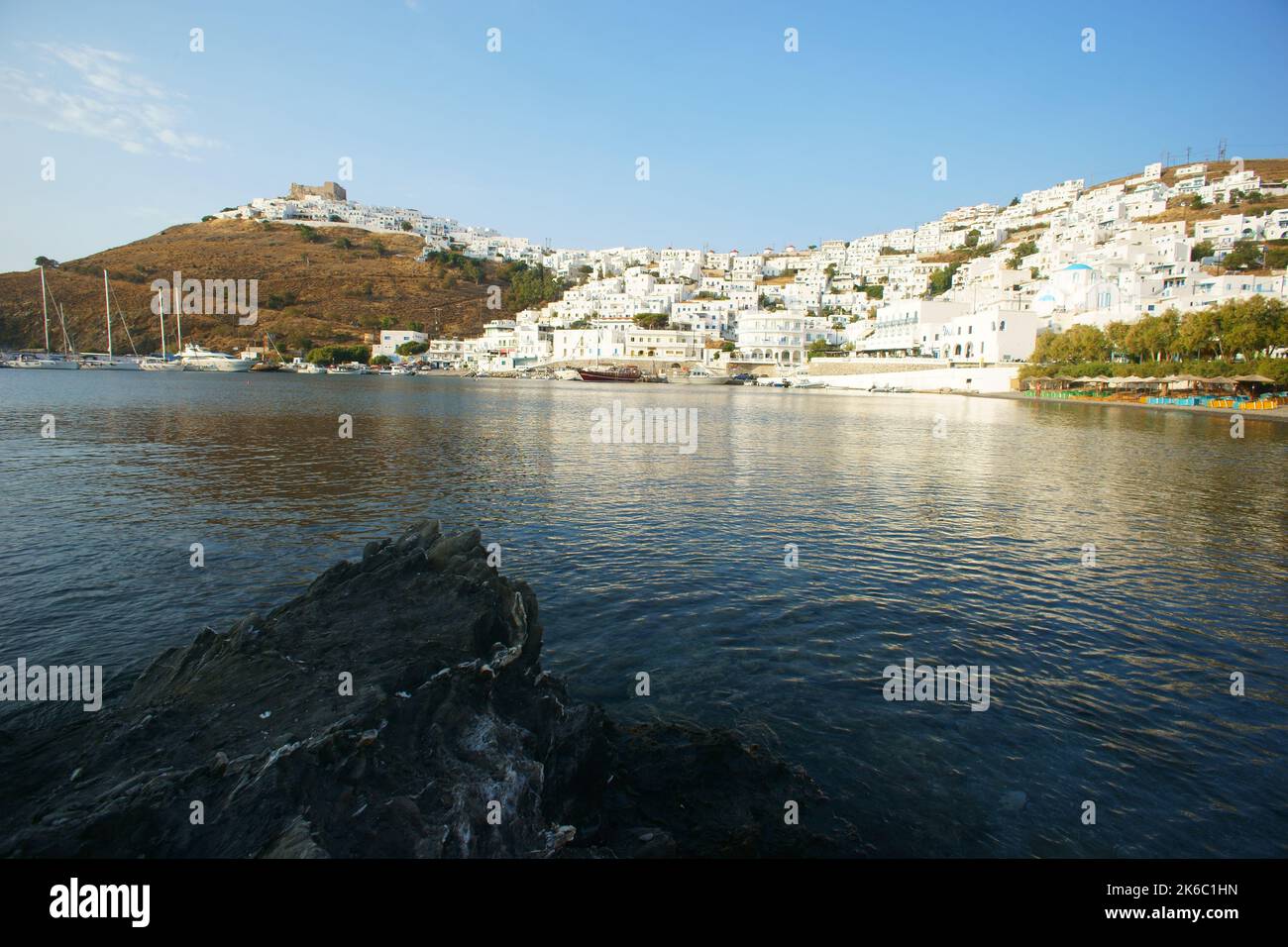 Port of Astypalaia island Stock Photo - Alamy