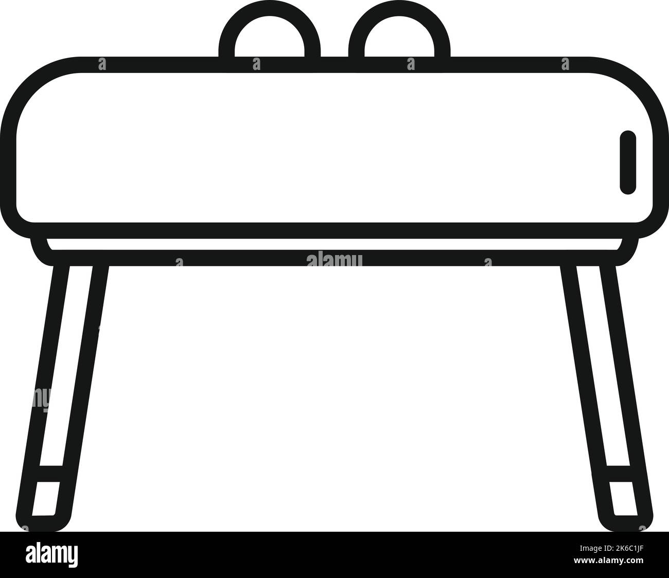 Empty coach bench Stock Vector Images - Alamy