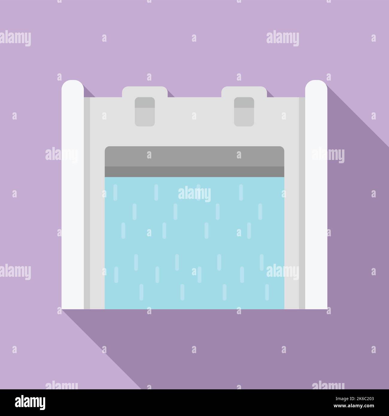 Hydroelectric station icon flat vector. Power energy. Hydro plant Stock Vector Image & Art - Alamy